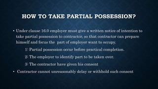 Partial possession-by-employer-29052017-finalized (1) | PPTX