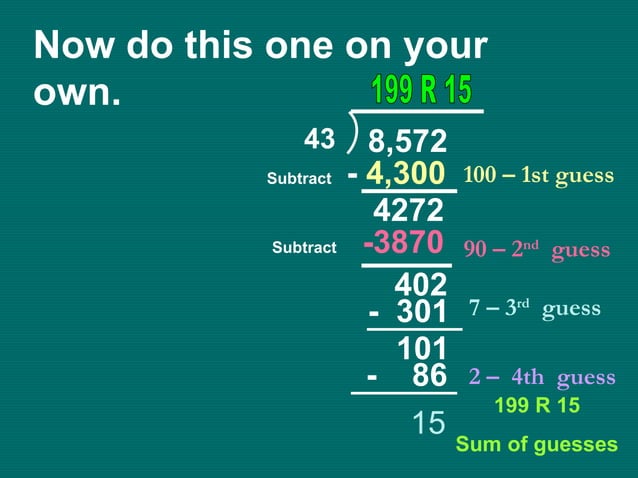 Partial quotients-division-algorithm-1 | PPT Partial quotients-division-algorithm-1 | PPT