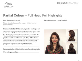 Partial color Portfolio | PPT