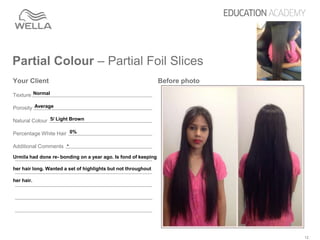 Partial color Portfolio | PPT