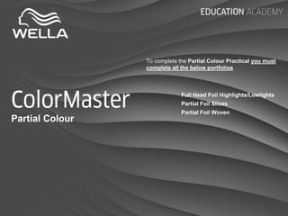 Partial color Portfolio | PPT