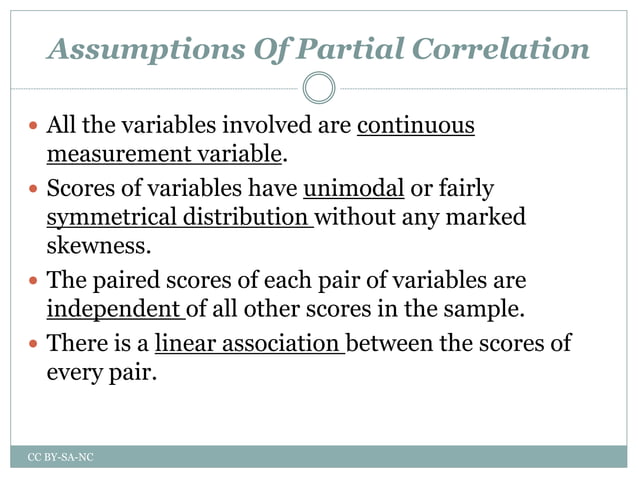 Partial correlation | PPTX | Physics | Science