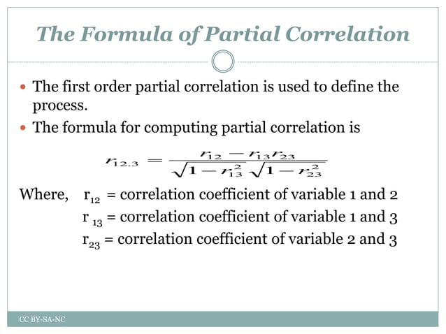 Partial correlation | PPTX | Physics | Science