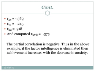 Partial correlation | PPTX