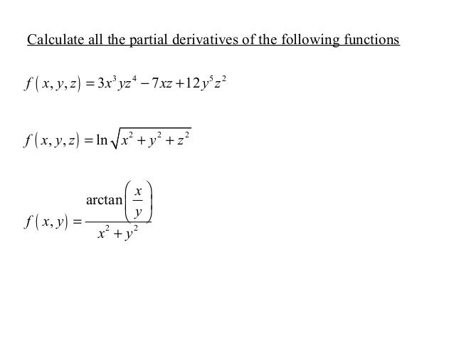 Partial derivative1