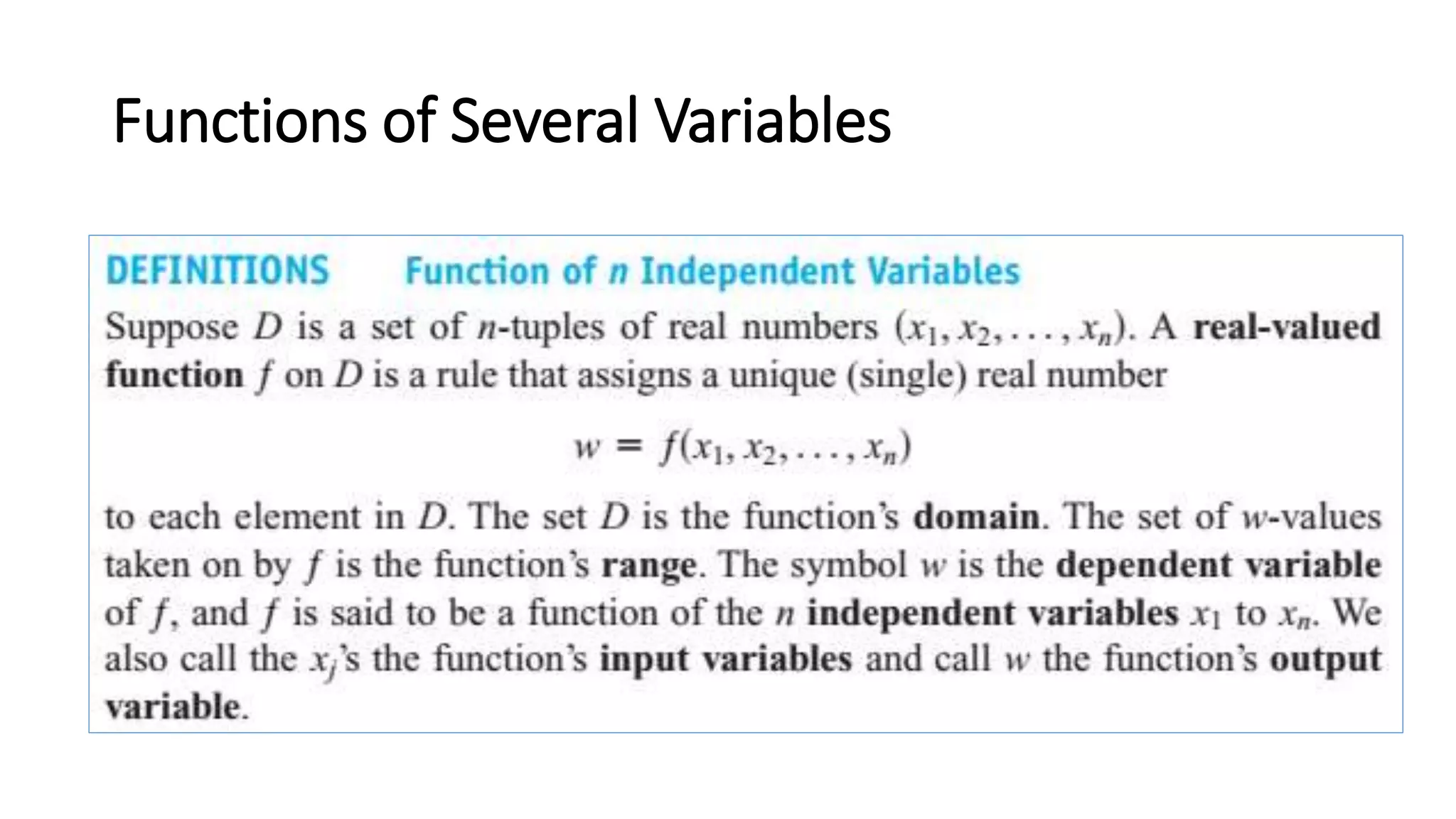 Partial derivatives | PPTX