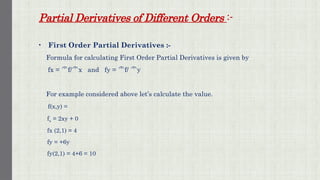 # Understanding Partial Derivatives # | PPTX