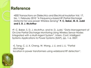 A Frequency-based RF Partial Discharge Detector for Low-power Wireless SensingPartial dicharge | PPT
