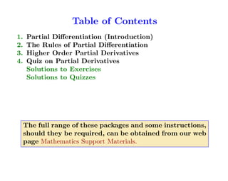 Partial diferential good | PPT