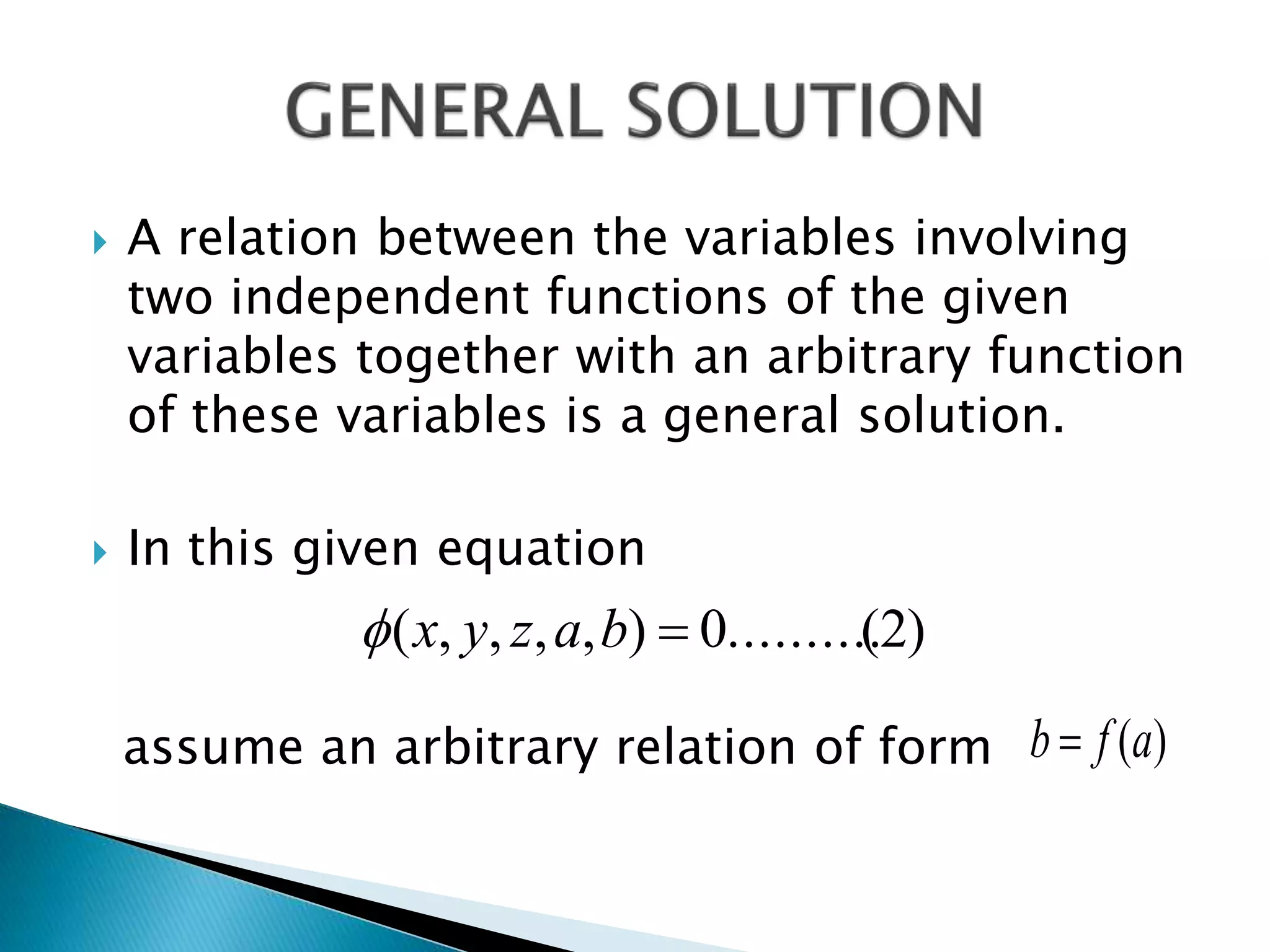 Partial differential equations | PPTX