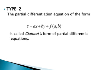 Partial differential equations | PPTX