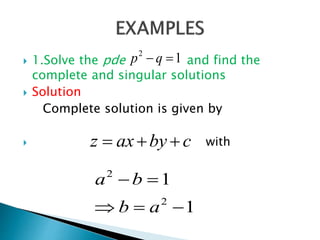 Partial differential equations | PPTX