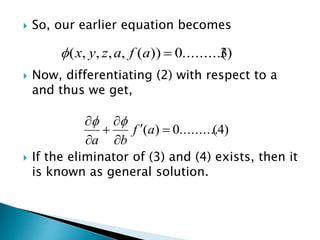 Partial differential equations | PPTX