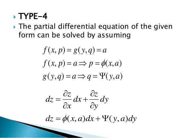 Partial differential equations