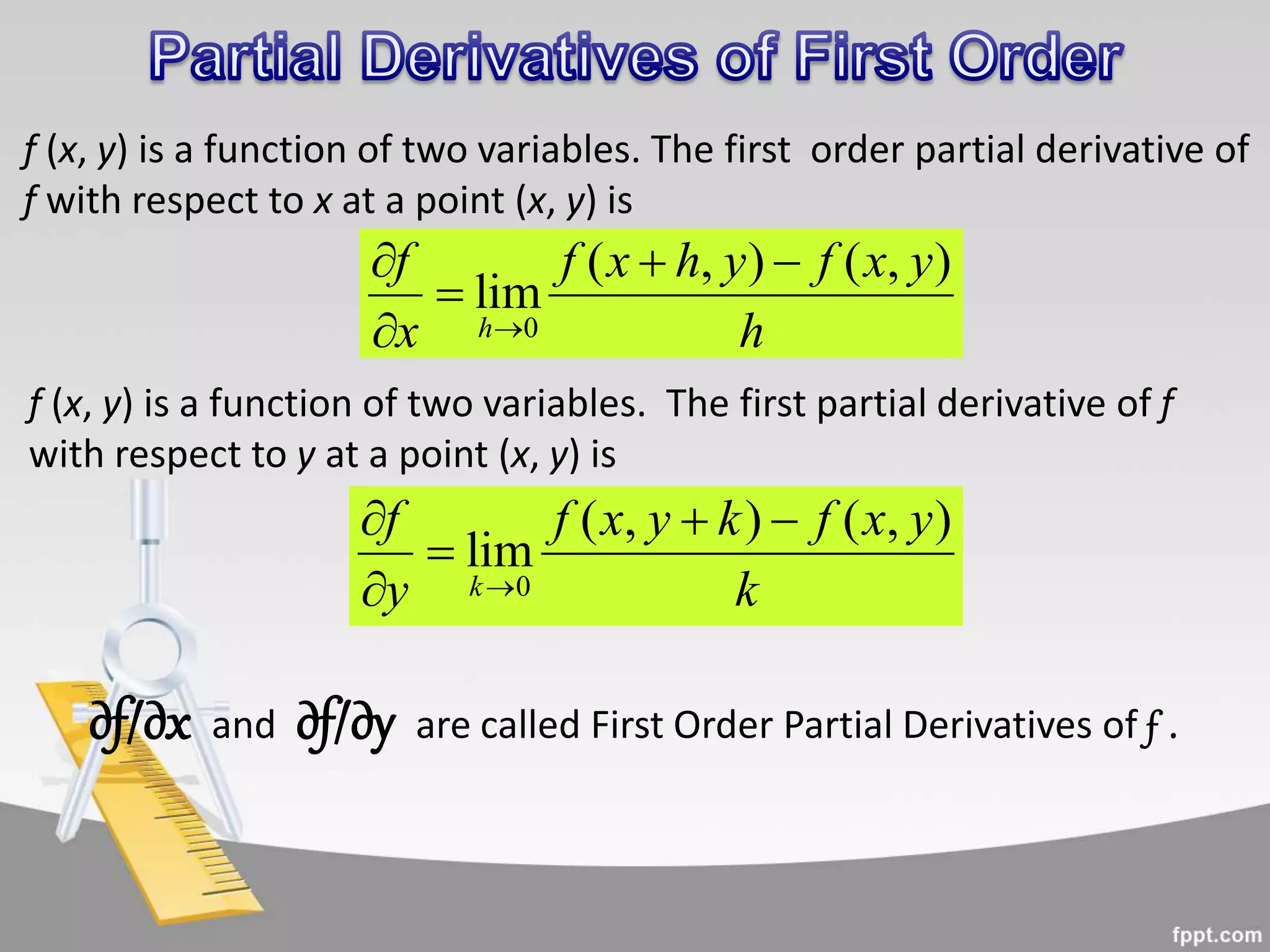 Partial differentiation B tech | PPTX