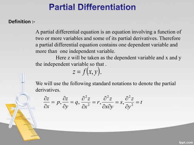 Partial differentiation B tech | PPTX