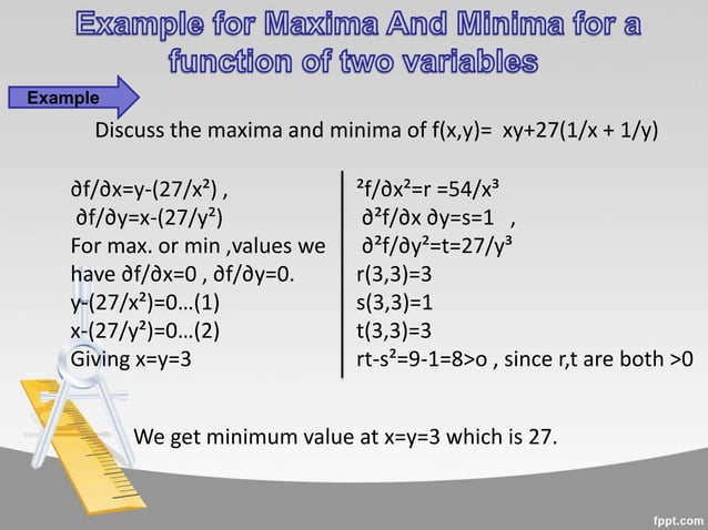 Partial differentiation B tech | PPT