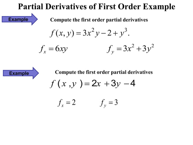 Partial Differentiation | PPTX | Physics | Science