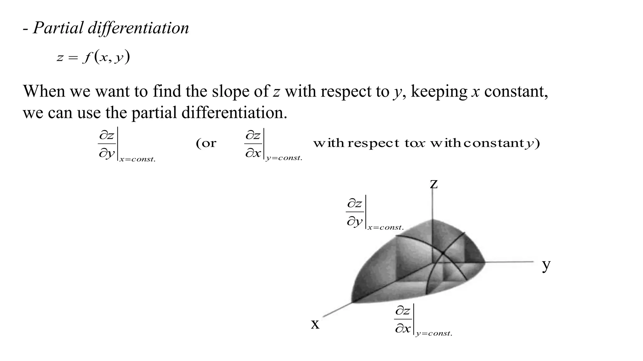 Partial differentiation ppt | PPT