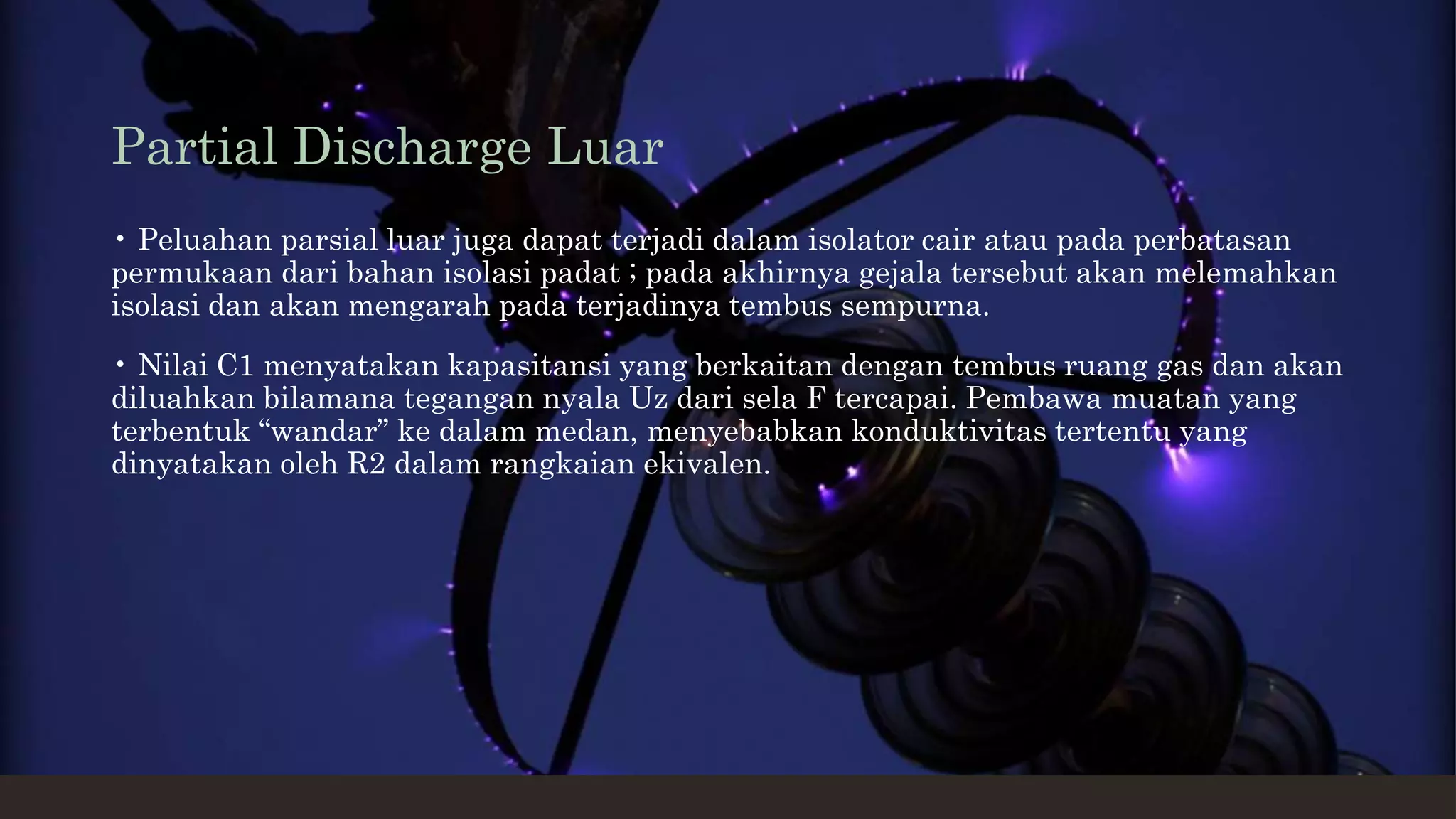 Partial discharge | PPTX