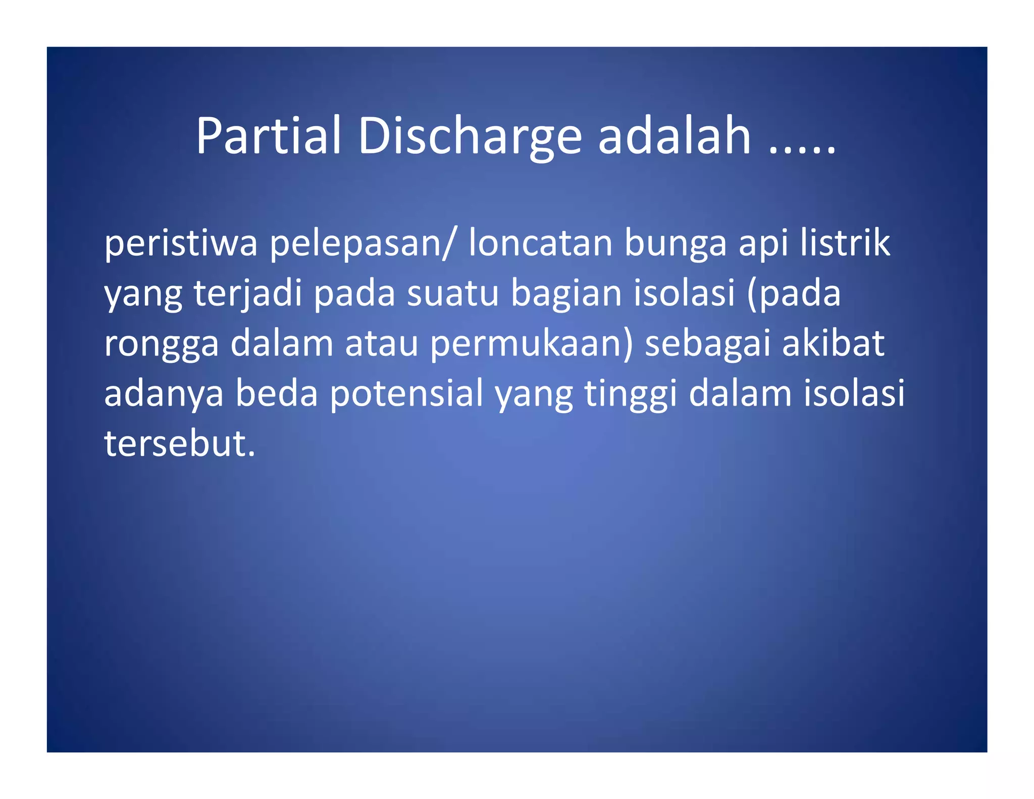 Partial discharge switchgear ea tech | PDF