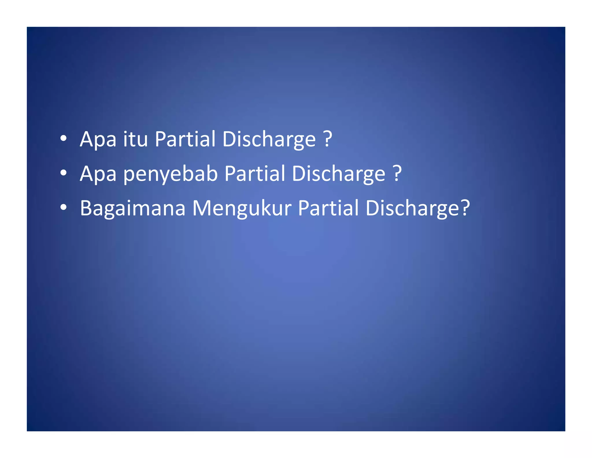 Partial discharge switchgear ea tech | PDF