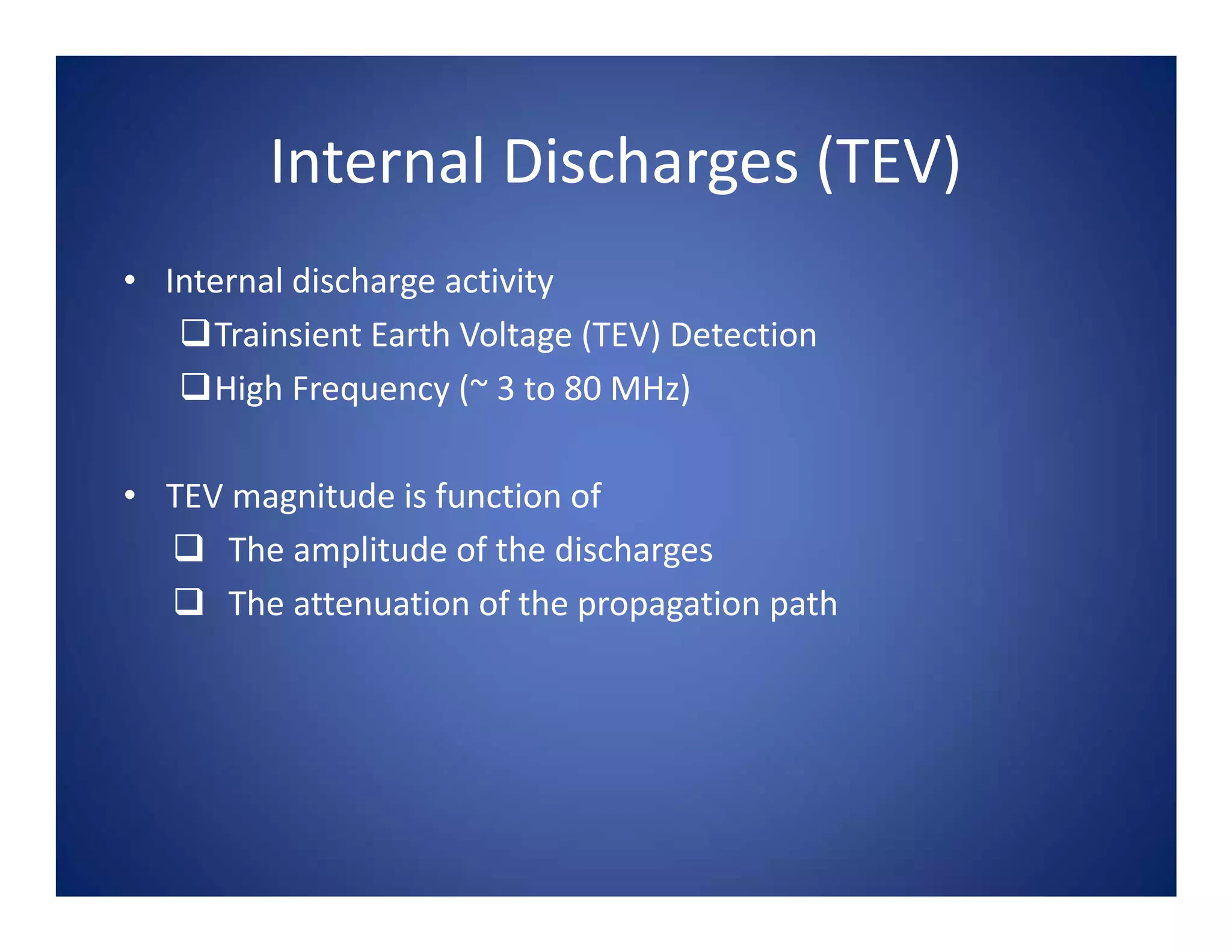 Partial discharge switchgear ea tech | PDF