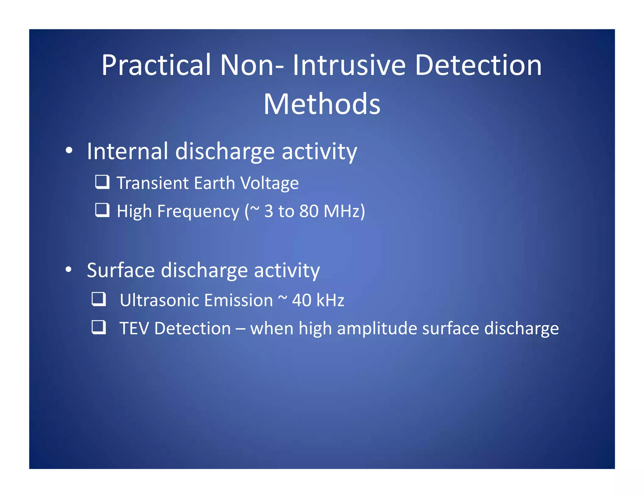 Partial discharge switchgear ea tech | PDF