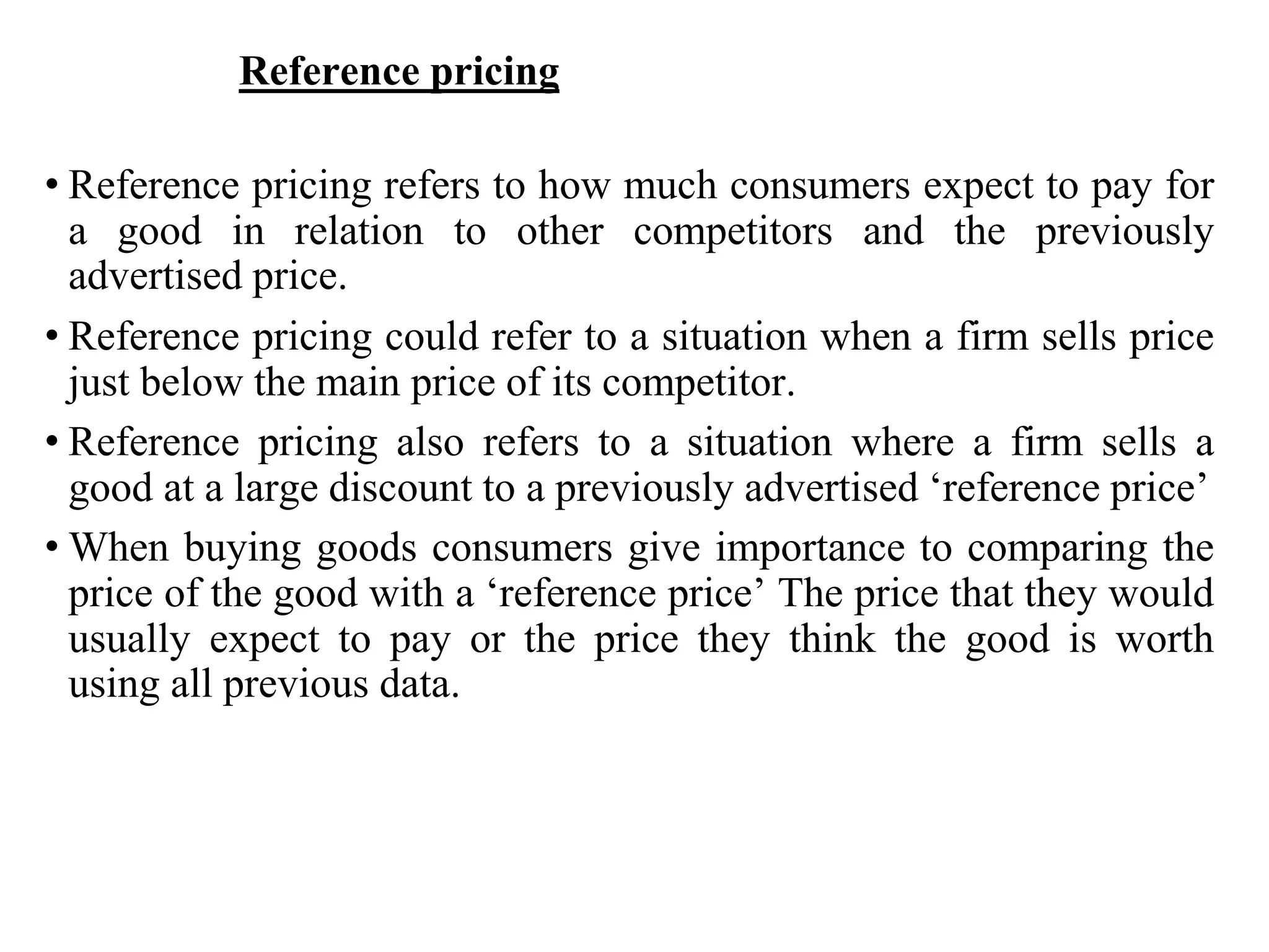 Partial equilibrium, reference pricing and price distortion | PPT