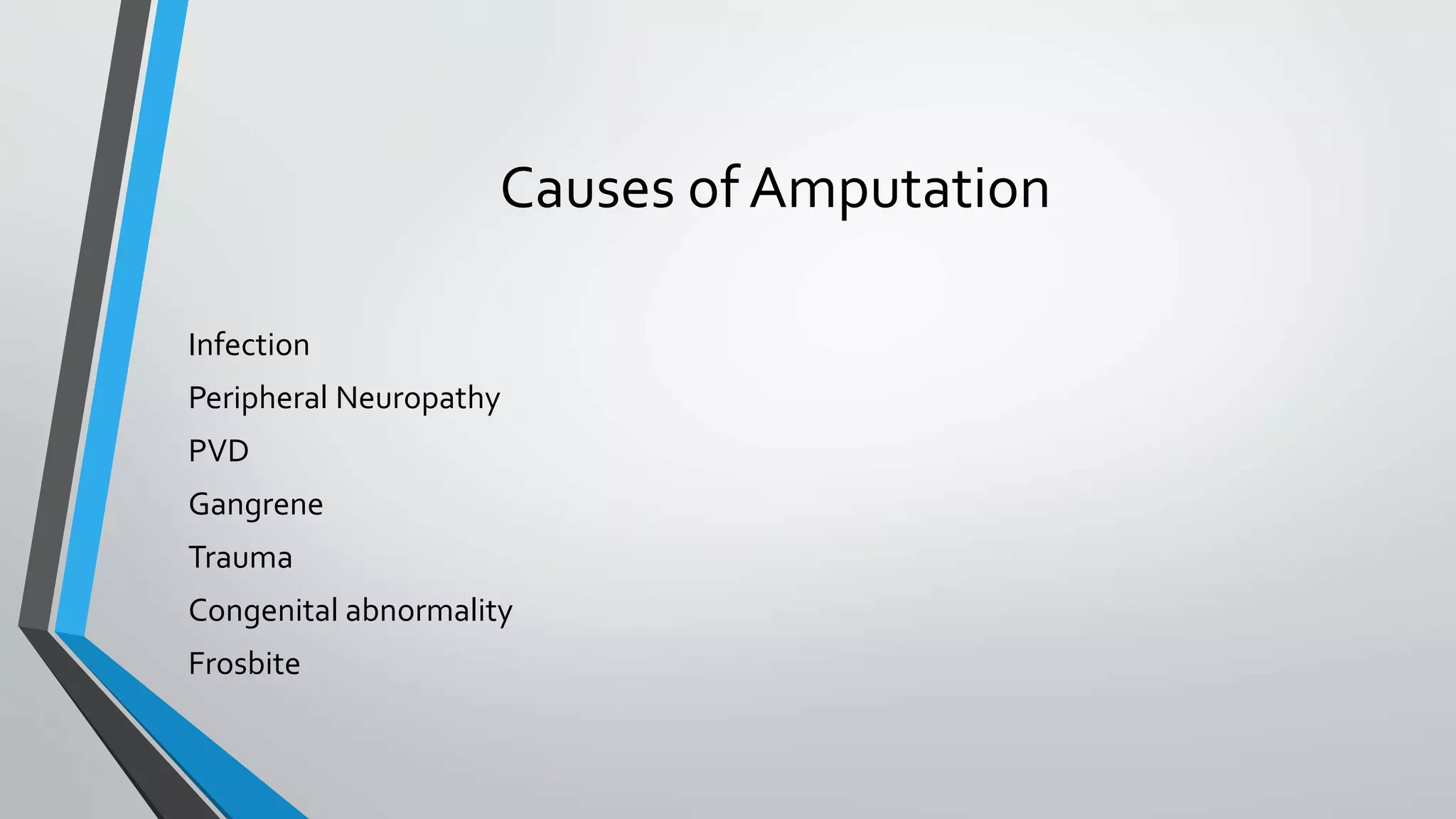 Prosthetic Management of Different Types of Partial Foot Amputation | PPTX