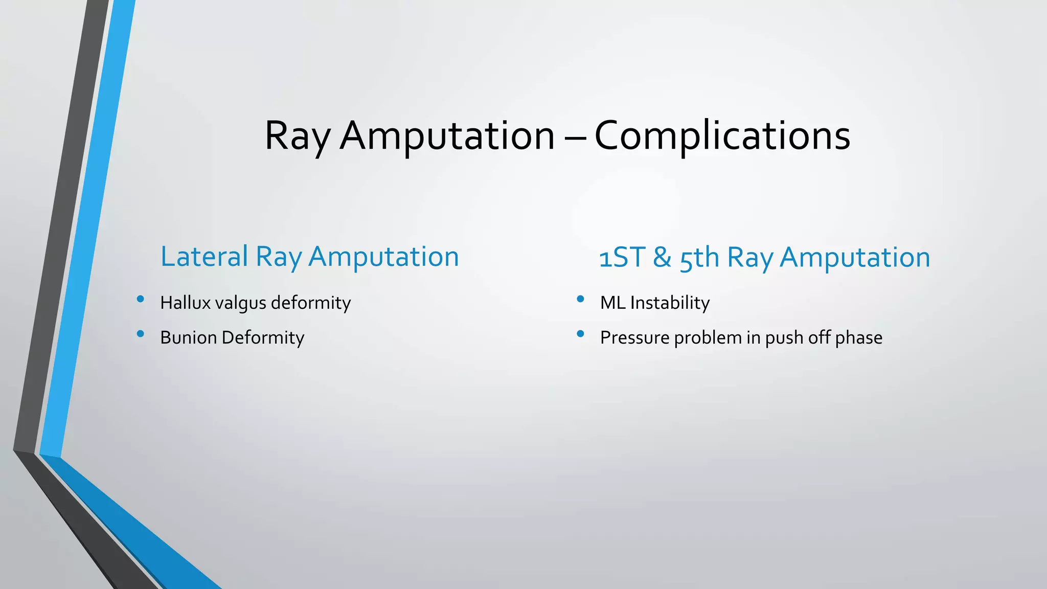 Prosthetic Management of Different Types of Partial Foot Amputation | PPTX