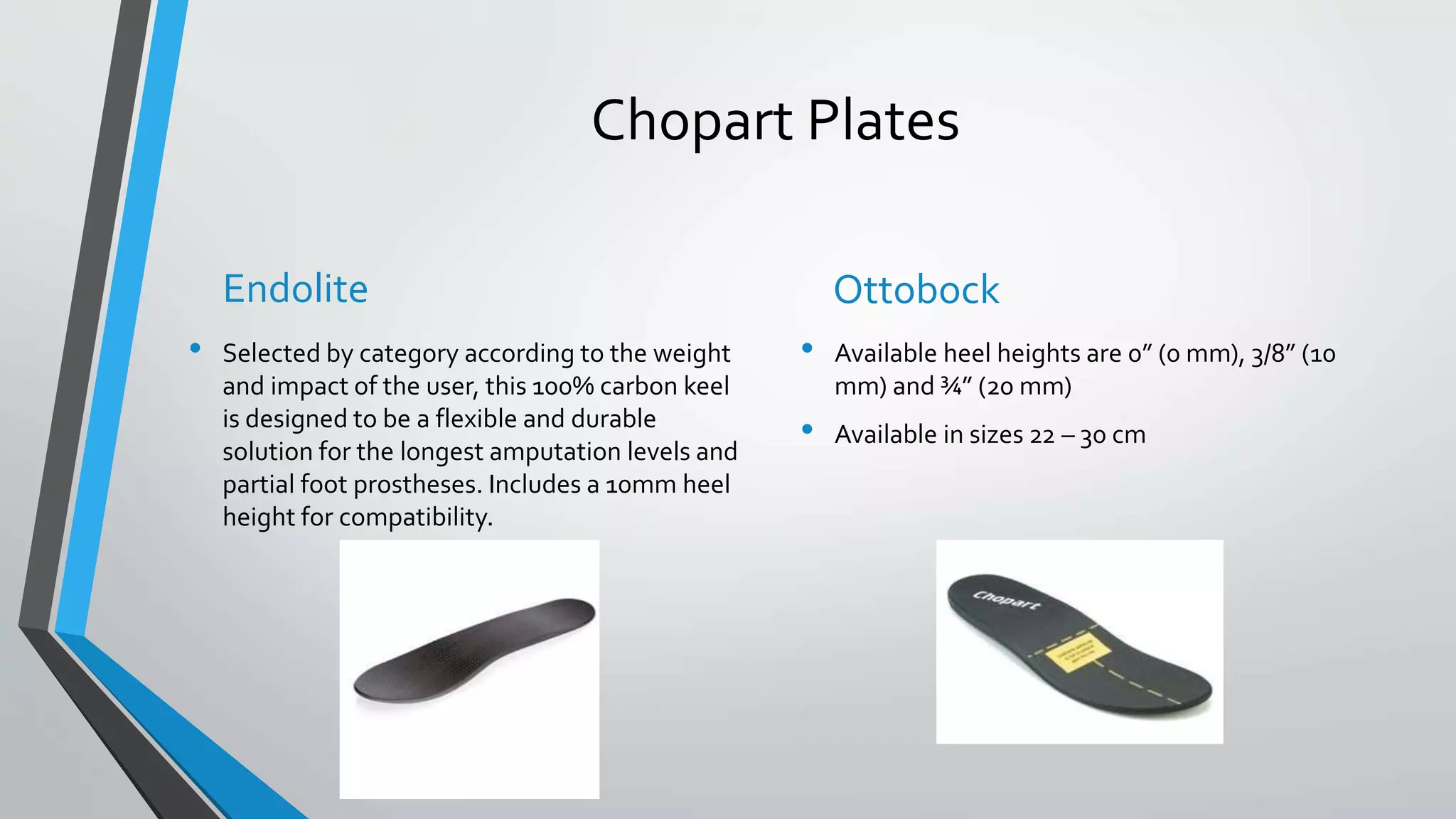 Prosthetic Management of Different Types of Partial Foot Amputation | PPTX