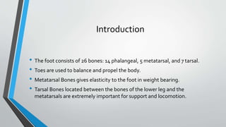 Prosthetic Management of Different Types of Partial Foot Amputation | PPTX