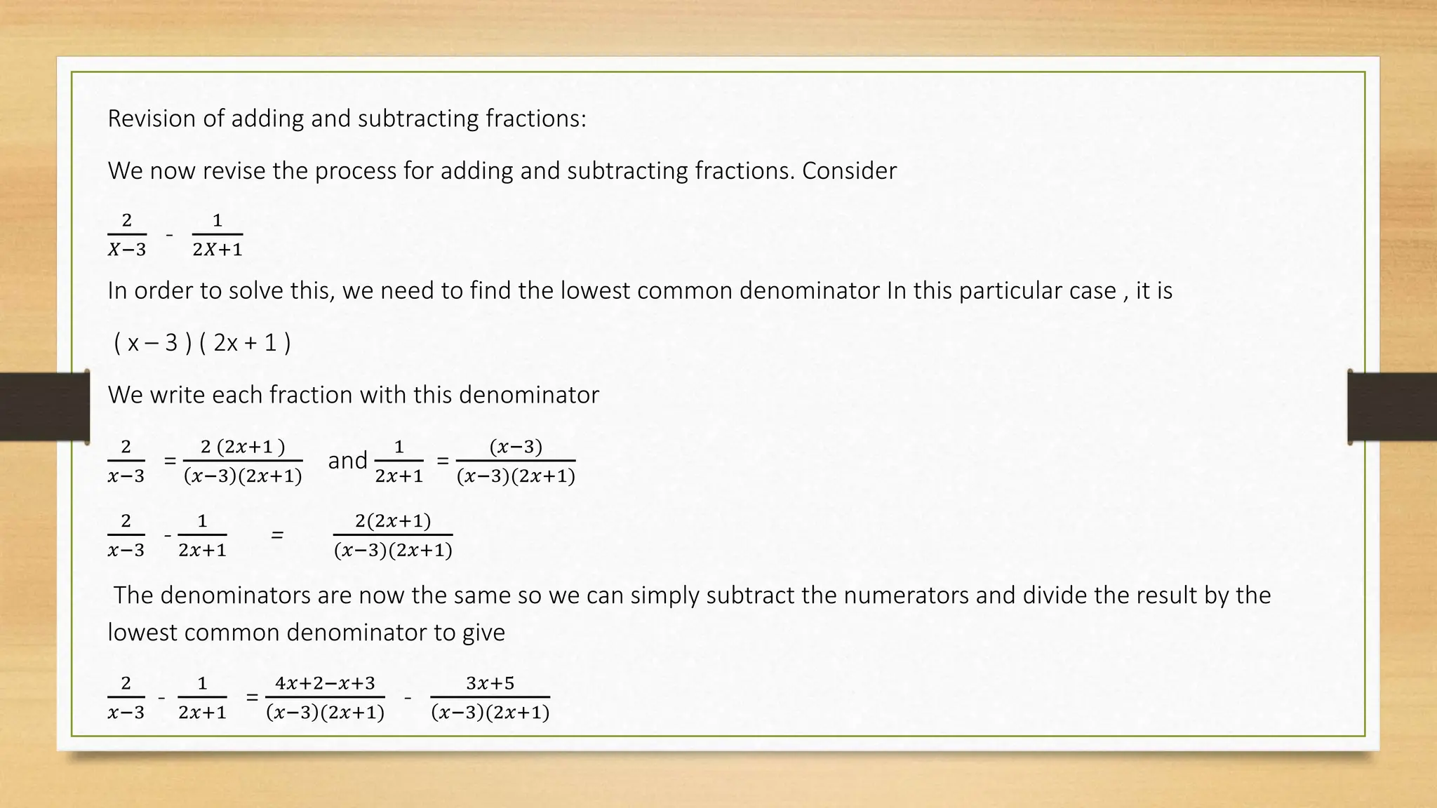 Partial Fraction ppt presentation of engg math | PPTX