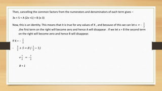 Partial Fraction ppt presentation of engg math | PPTX