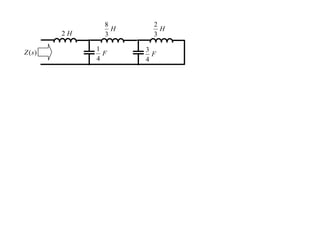 partial fraction expansion (foster first form) | PDF