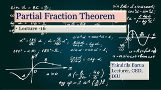 Partial fraction Laplace transformation Engineering Mathematics | PPTX ...