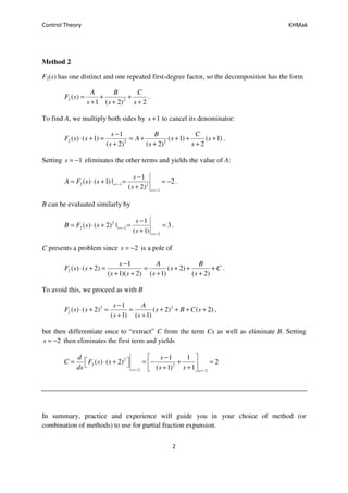 Partial fractions | PDF