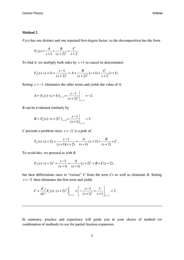 Partial fractions | PDF