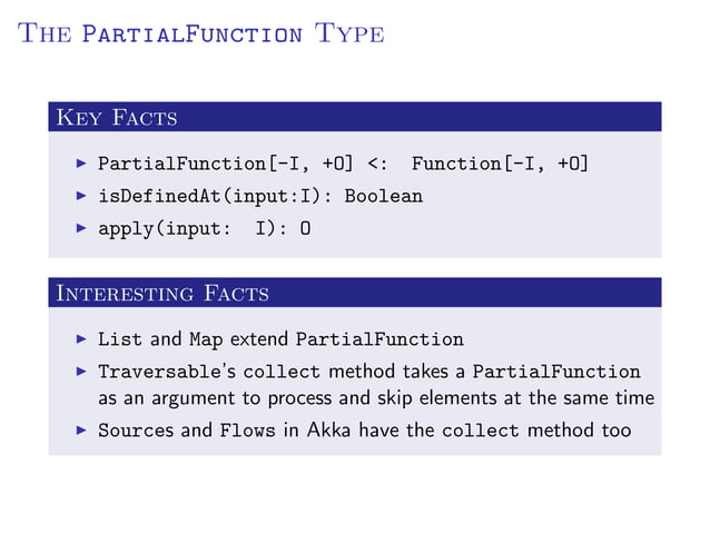 Partial Functions In Scala Ppt