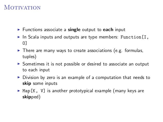 Partial Functions In Scala