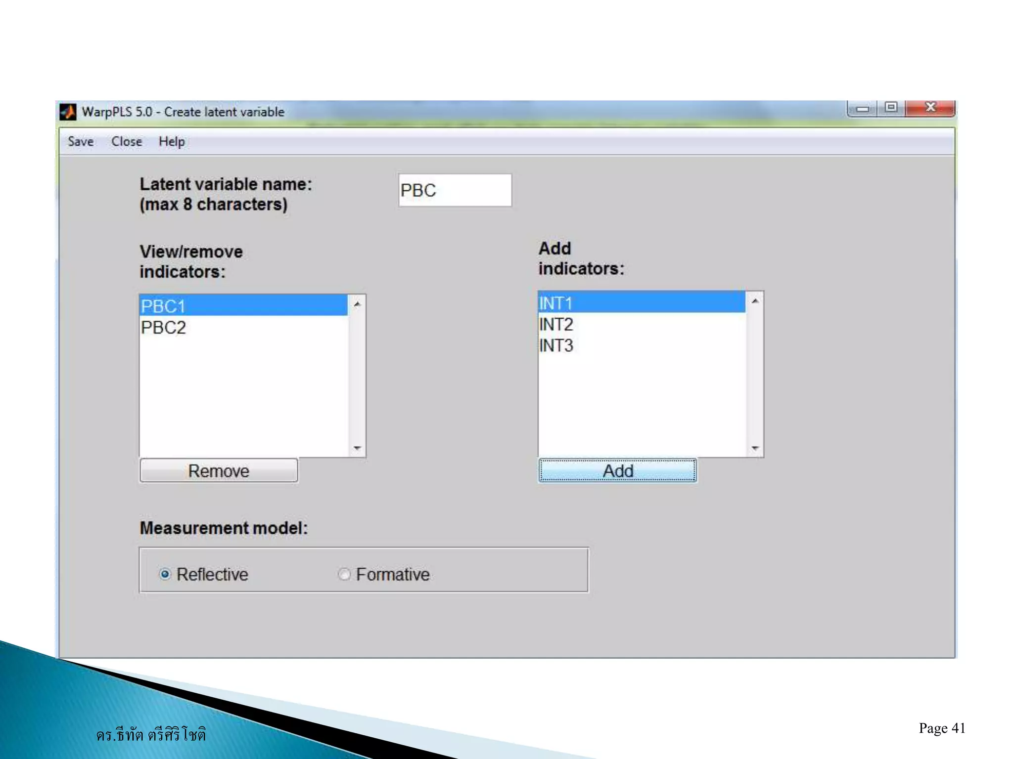 Partial least square path modeling | PPT