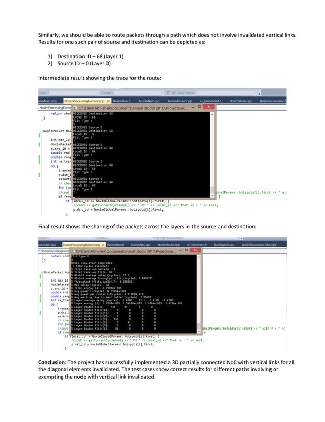 Partially connected 3D NoC - Access Noxim. | PDF | Free Download