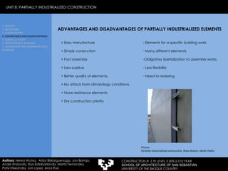 Partially Industrialized Construction | PPT