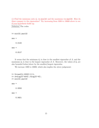 Partial midterm set7 soln linear algebra | PDF