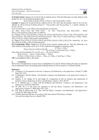 Partial ordering in soft set context | PDF