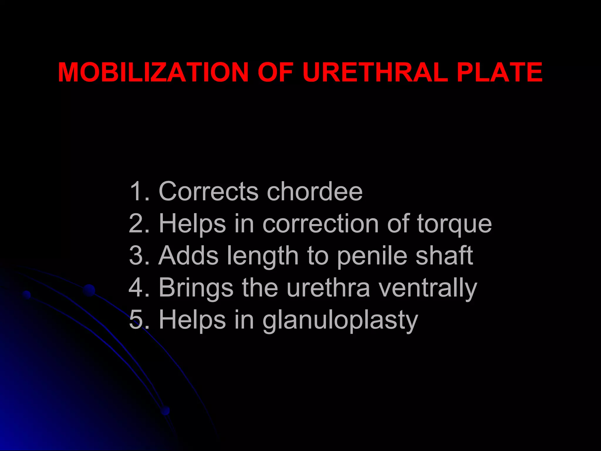 Partial penile disassembly for single stage repair of male epispadias | PPT