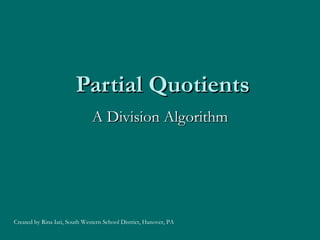 Partial Quotients | PPT