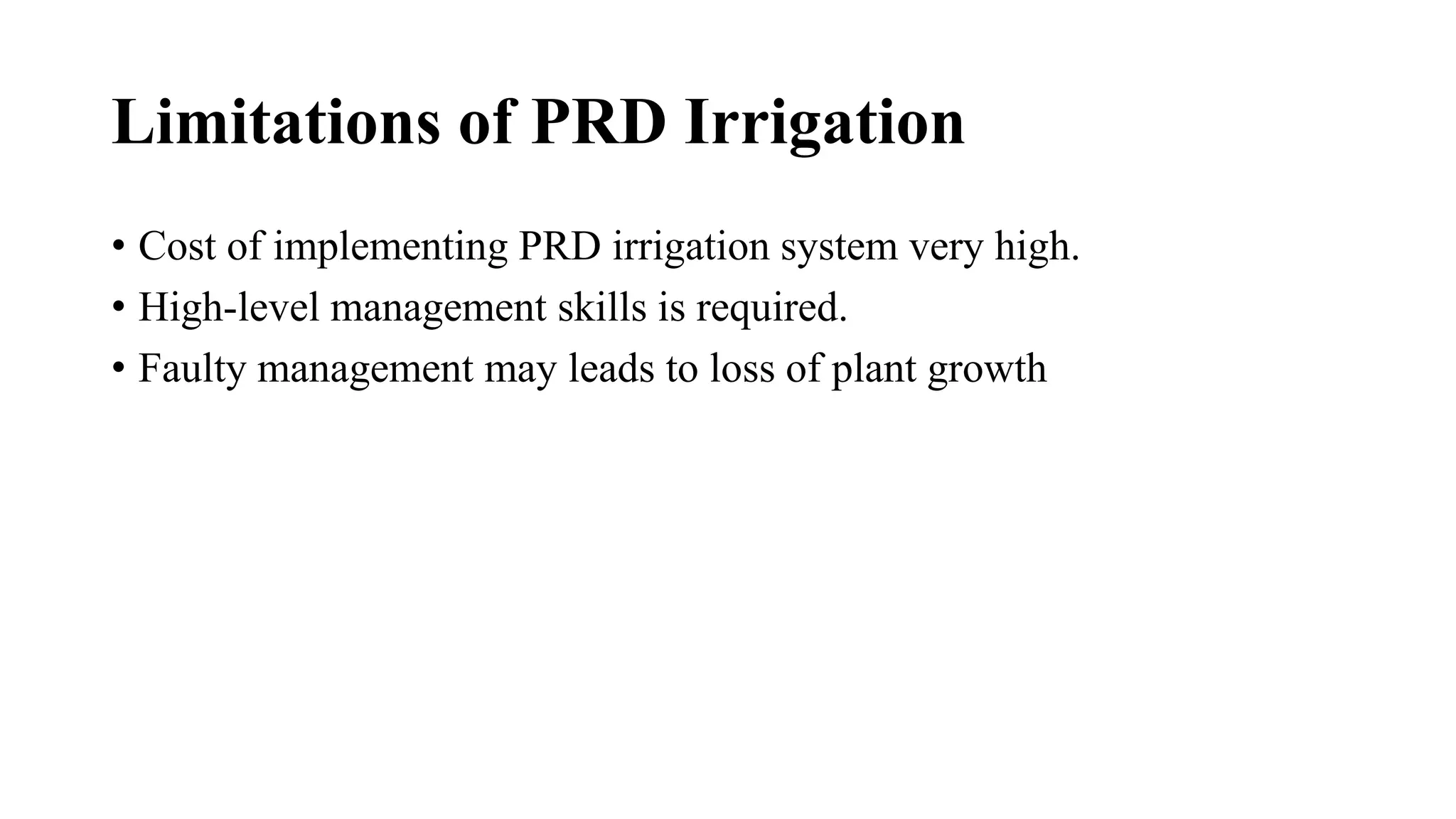 Partial Root Zone Drying Pptx