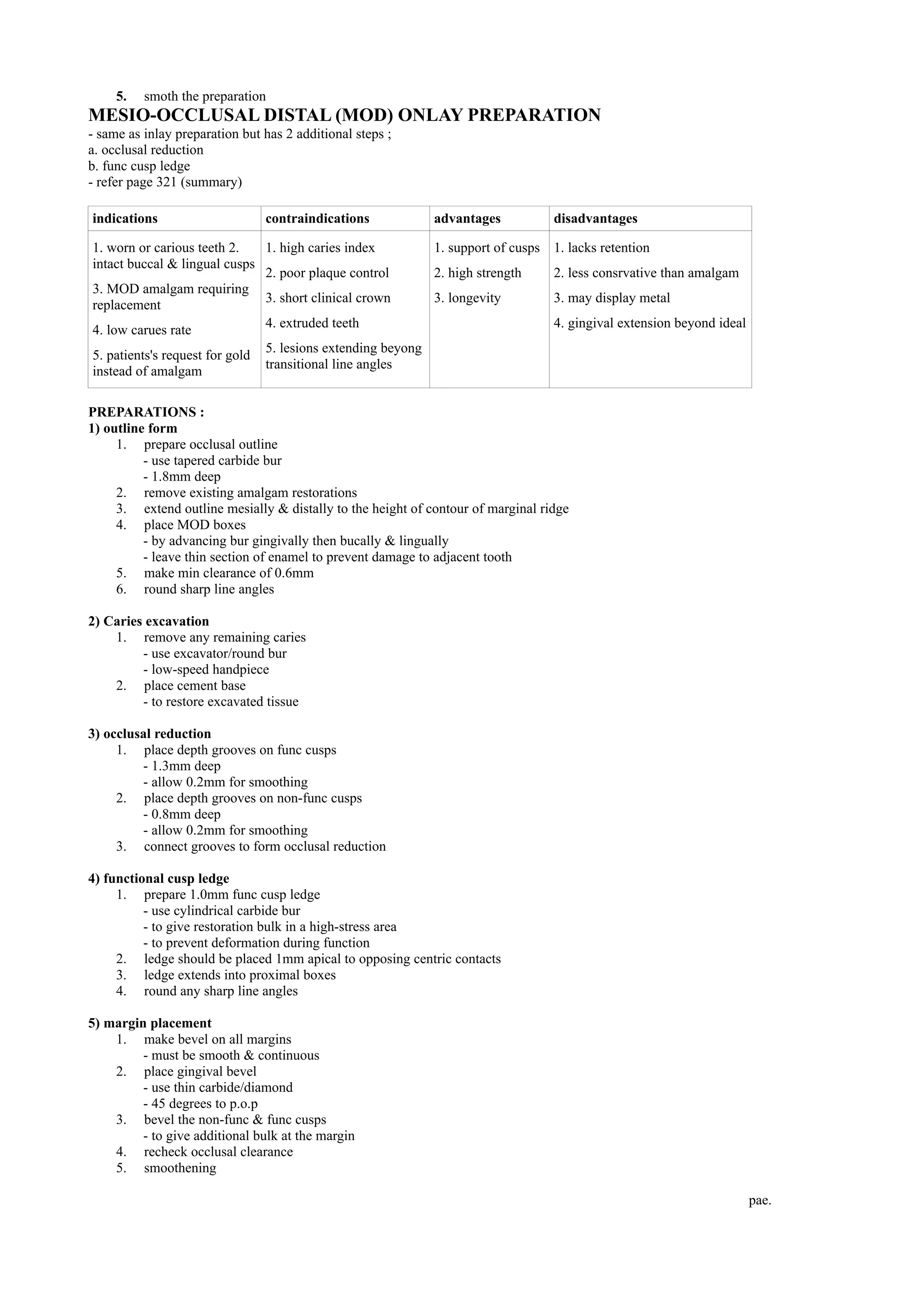 Partial veneer crown preparation | PDF